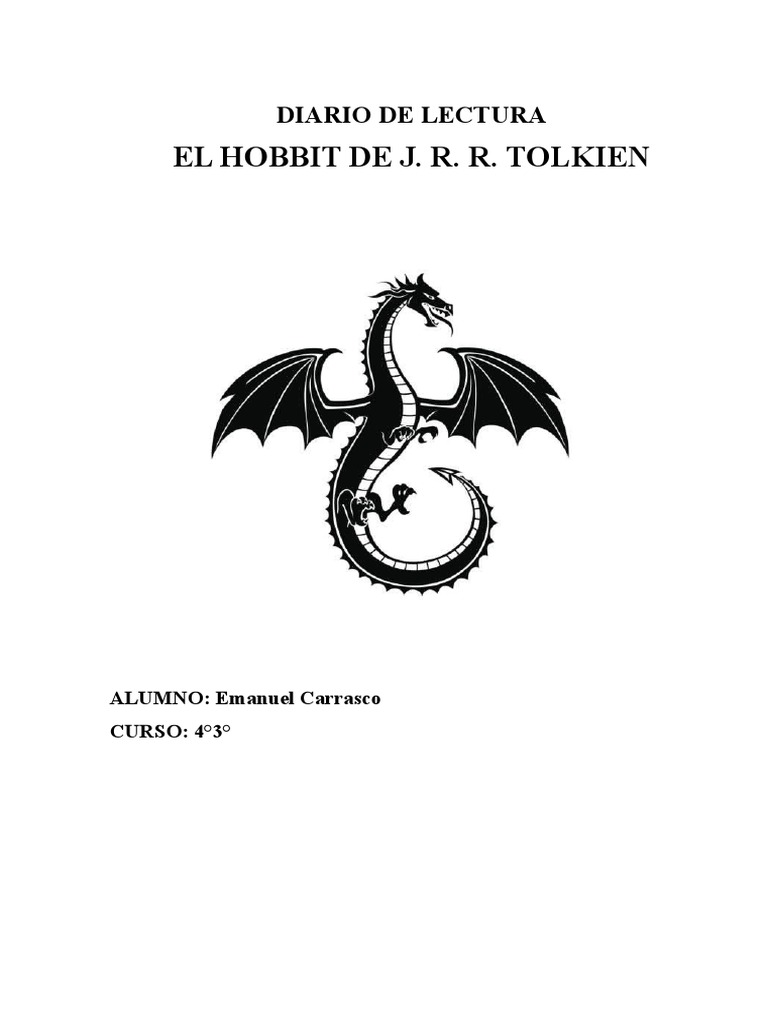 Diario de Lectura - El Hobbit | PDF | Tierra Media | Hobbit