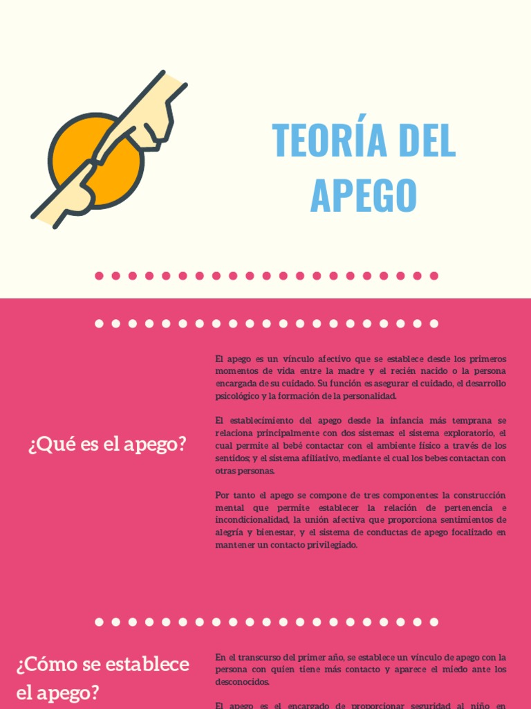 Apego | PDF | Teoría de apego | Adultos