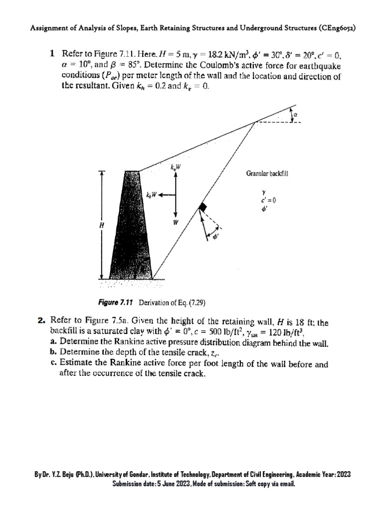 Asgmt - #2 - RW - Analysis | PDF | Applied And Interdisciplinary Physics | Civil Engineering