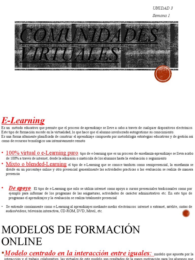 Modelos y Desafíos del E-Learning | PDF