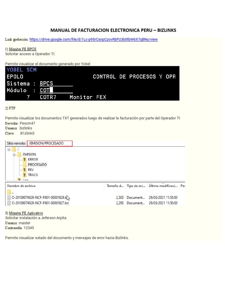 Manual de Facturacion Electronica Peru | PDF Manual de Facturacion Electronica Peru | PDF