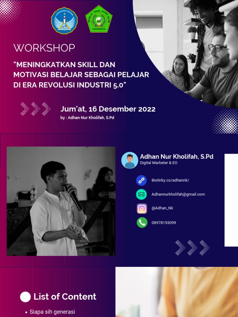 Meningkatkan Skill Dan Motivasi Belajar Sebagai Pelajar Di Era Revolusi Industri 5.0-1 | PDF ...