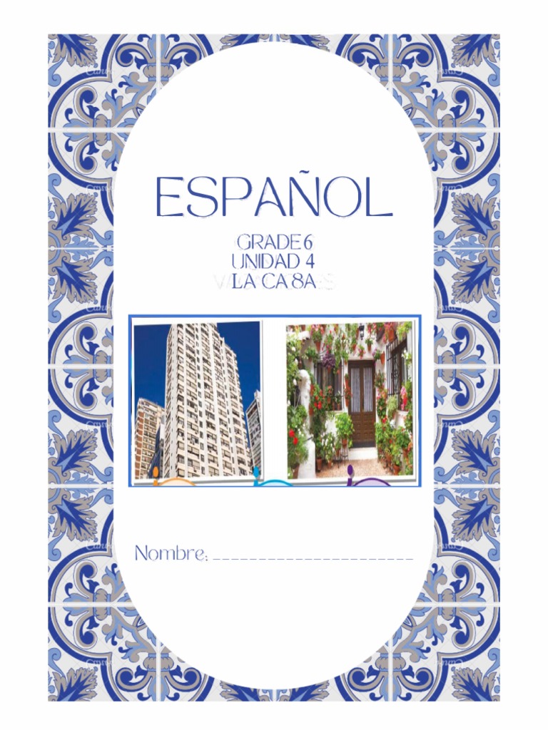 U4. La Casa Booklet G6 | PDF | Cocina | Dormitorio