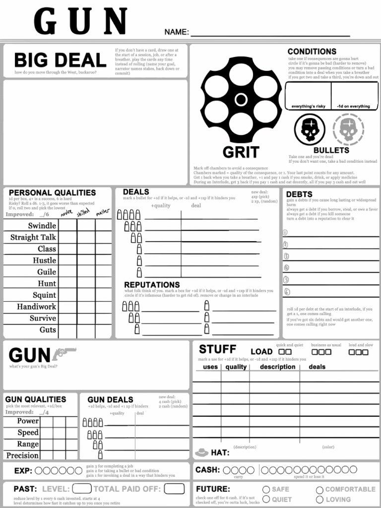 Player Sheet | PDF