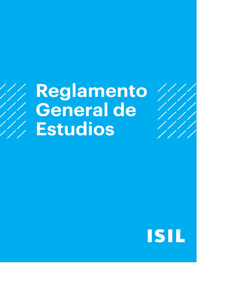 Reglamento de Estudios ISIL 2025 | PDF | Evaluación | Maestros