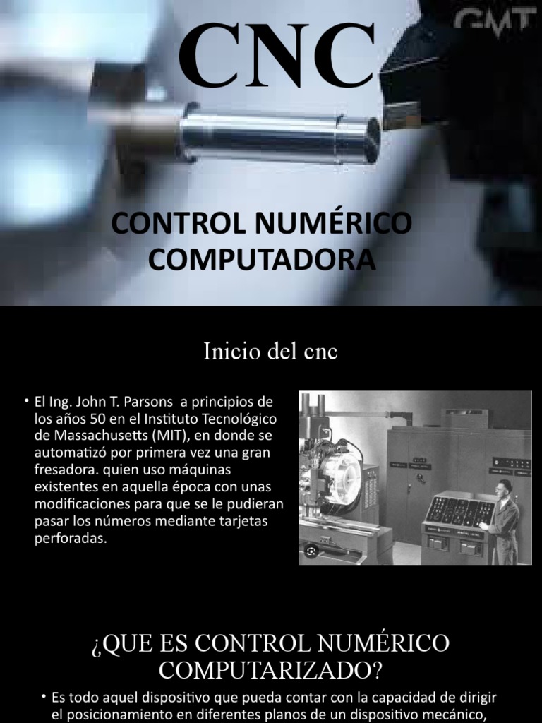 Control Numérico Computadora | PDF | Control numerico | Ingeniería ...