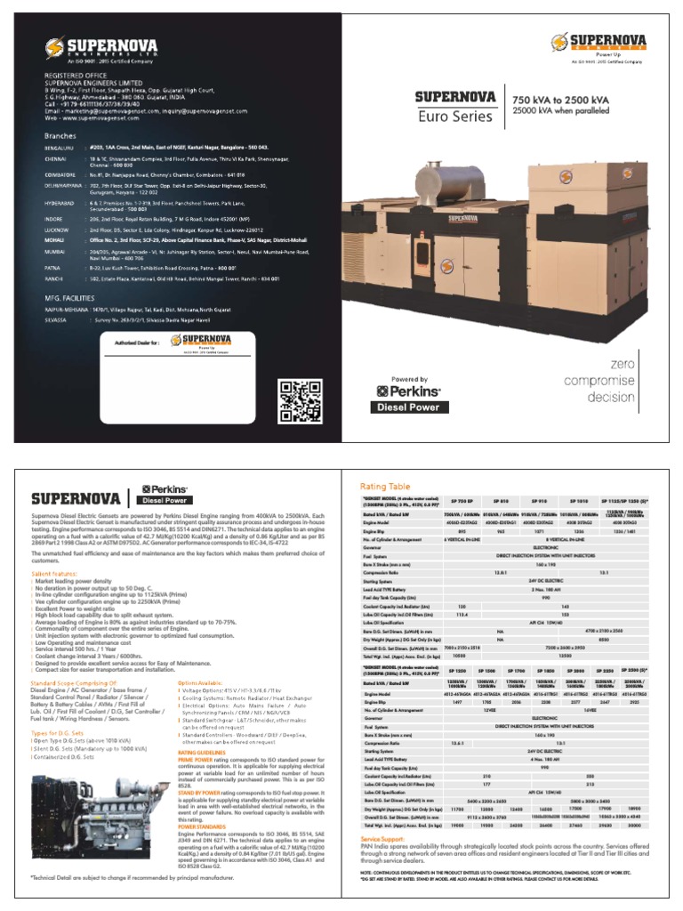 Perkins 750 To 2500 | PDF | Diesel Engine | Fuel Injection