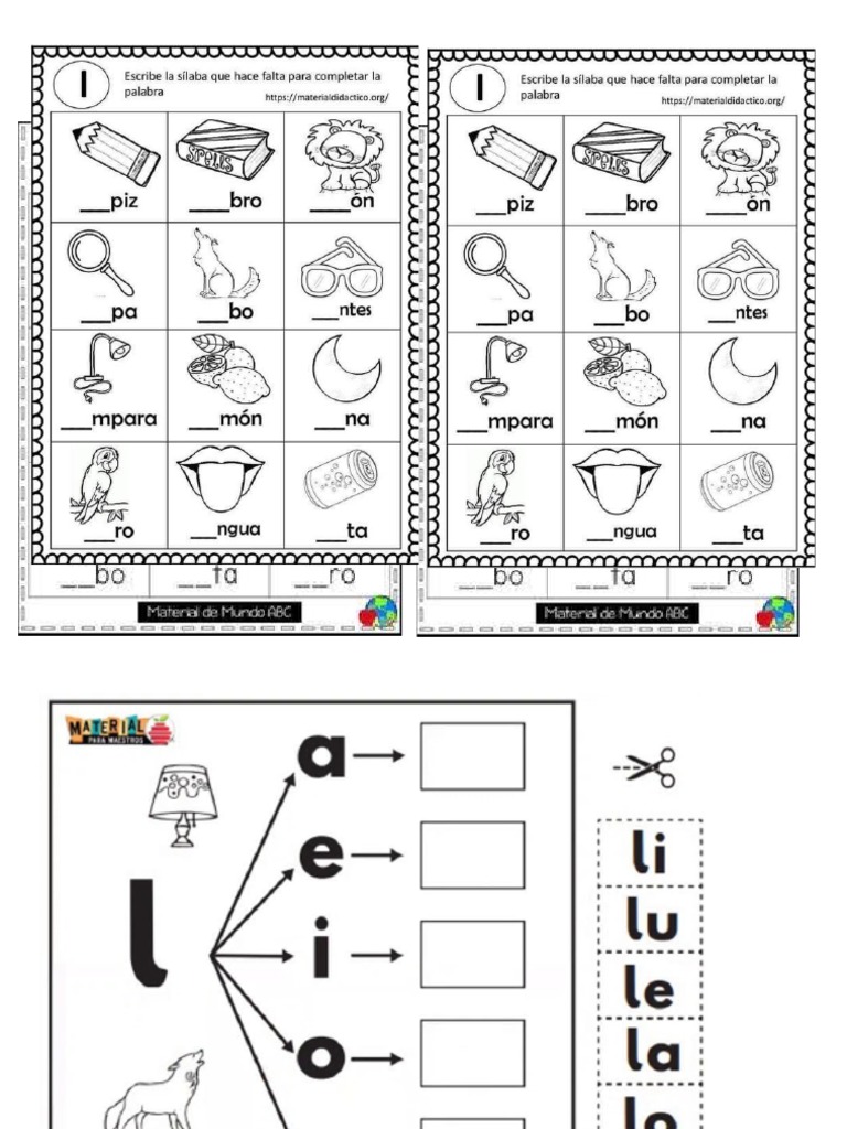 Letra L Primero | PDF