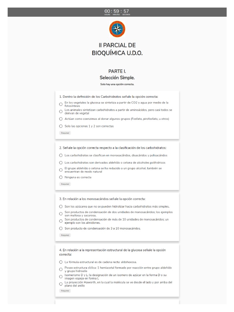 Parcial Bioquimica II Preguntas | PDF
