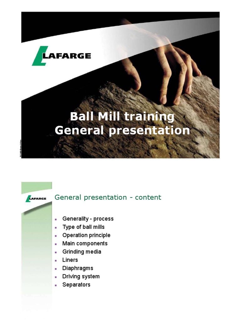 Ball Mill Training Maintenance Basics | PDF