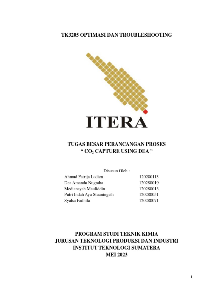 Optimasi Absorber Dan Stripper | PDF