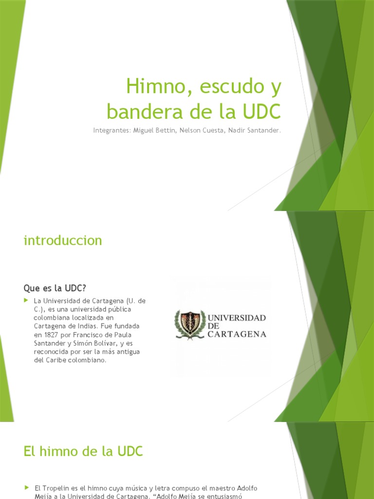Himno, Escudo y Bandera de La UDC | PDF