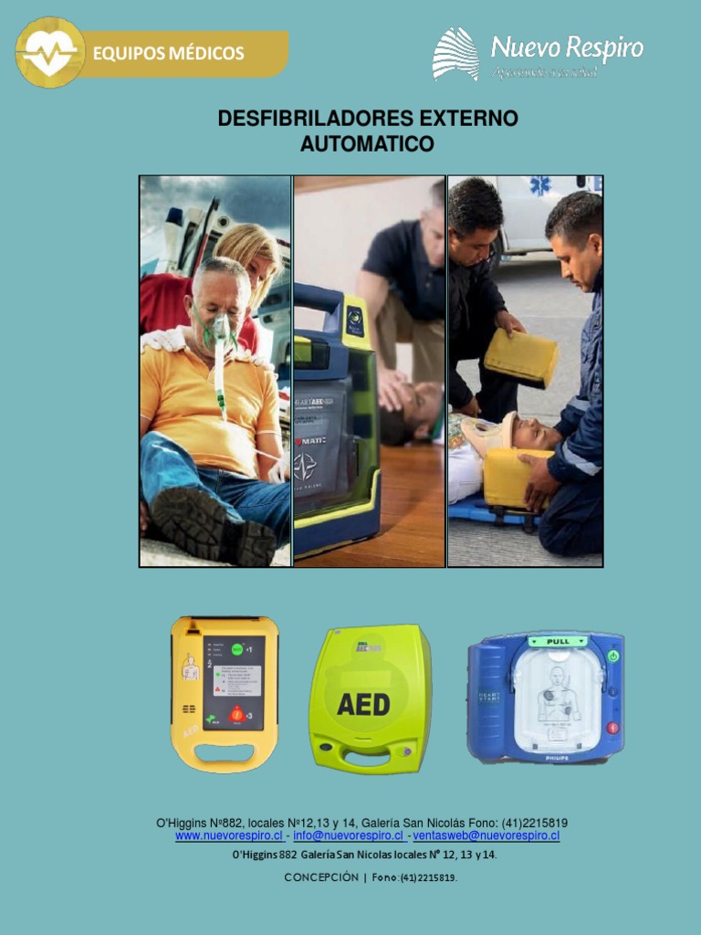 Uso y características del DEA iAED-7000 | PDF | Reanimación ...