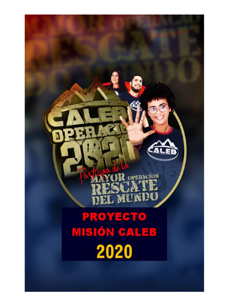 Proyecto Misión Caleb 2020 R Pastores | PDF | Misionero | Evangélico