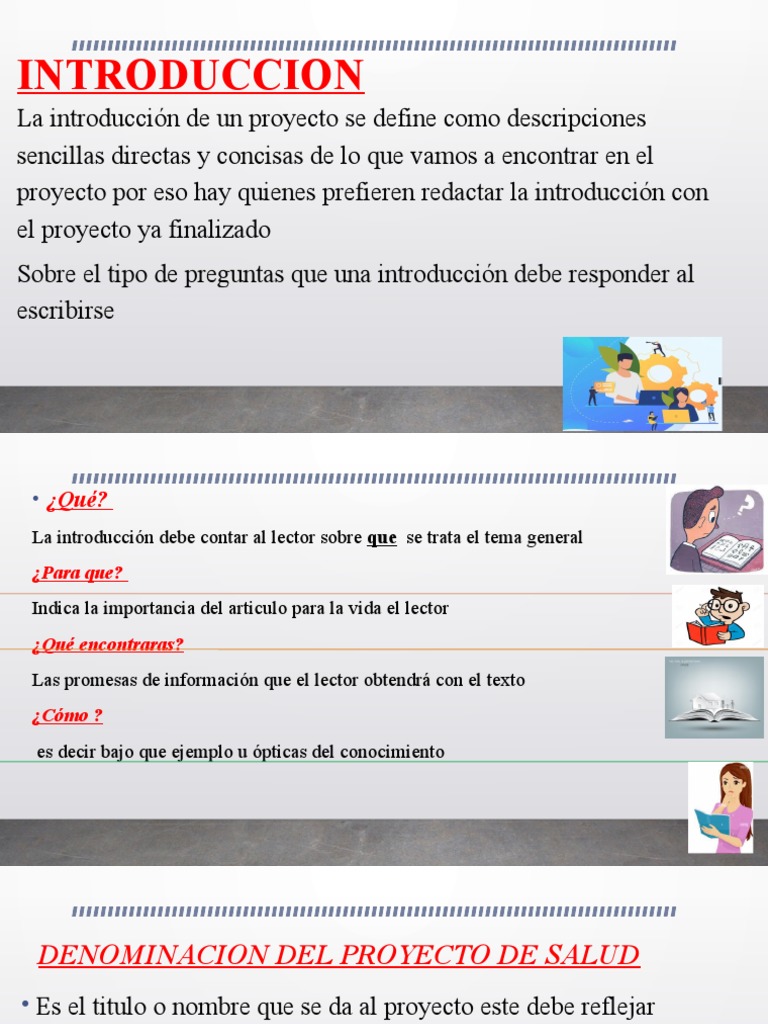 Que Es Una Introduccion De Un Proyecto Ejemplo Ejemplo Ejemplo De