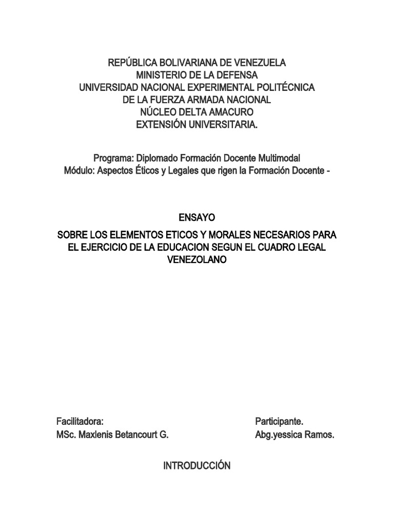 Ensayo de Los Valores | Descargar gratis PDF | Tolerancia | Democracia