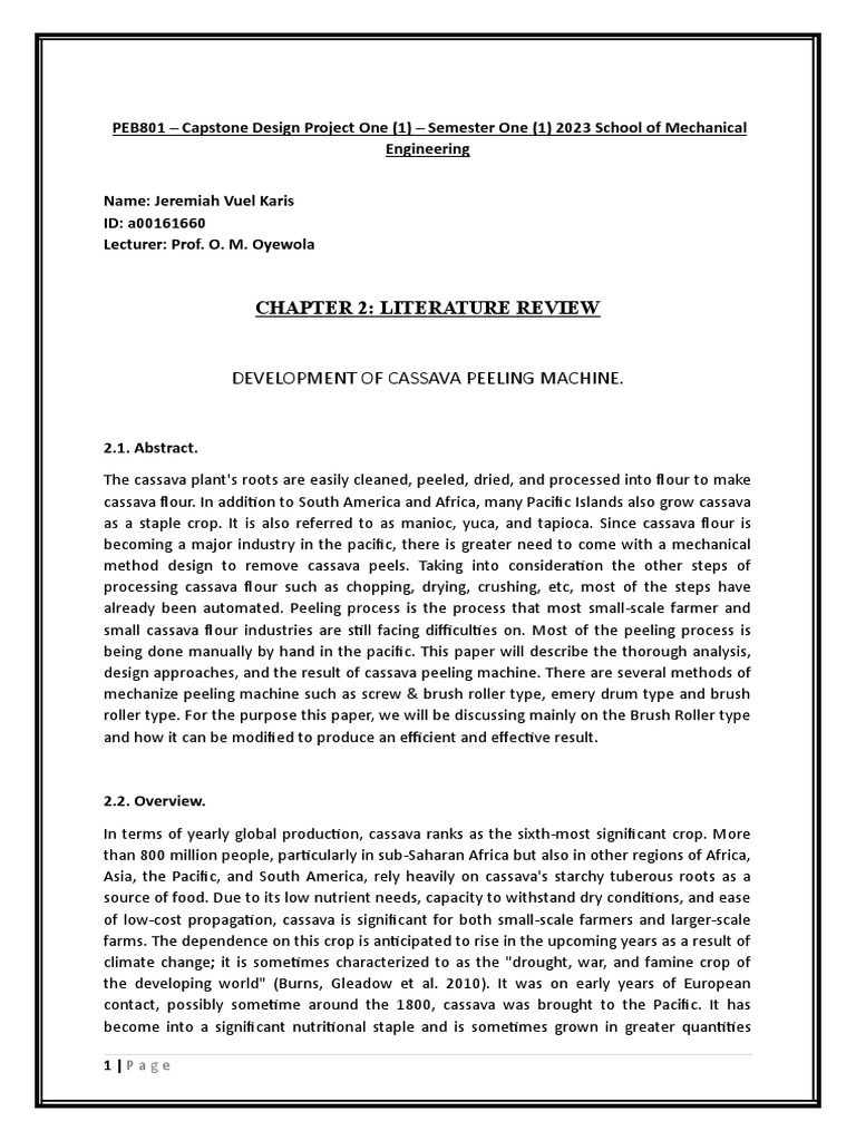 CHAPTER 2 LITERATURE REVIEW | PDF