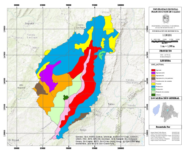 Uso Actual Subachoque | PDF | Datos geográficos e información