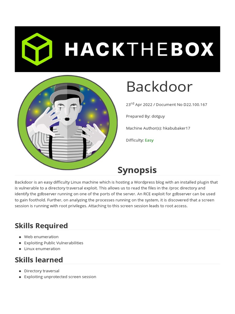 Backdoor | PDF | Word Press | Superuser