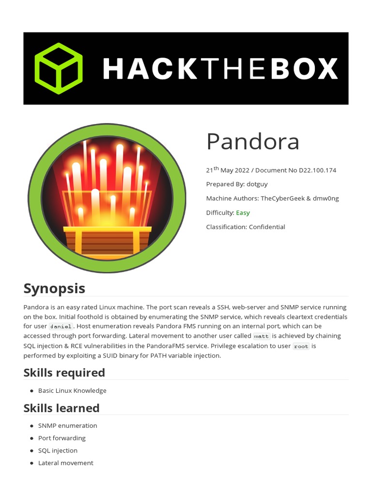 Pandora | PDF | Port (Computer Networking) | Proxy Server