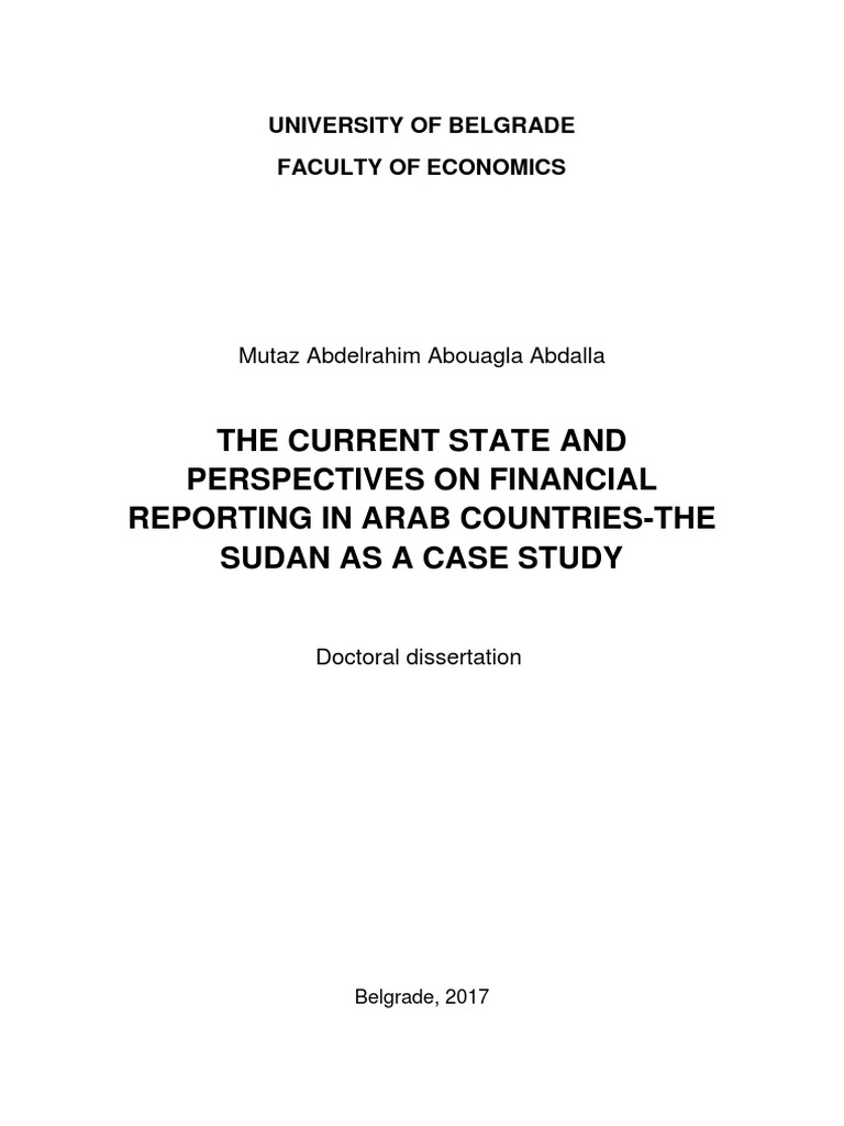 2017 The Current State and Perspectives On Financial Reporting in Arab ...