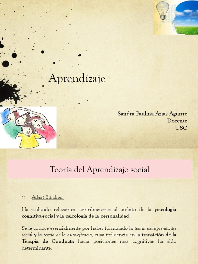 Teoría del Aprendizaje Social | PDF | Crecimiento personal y profesional