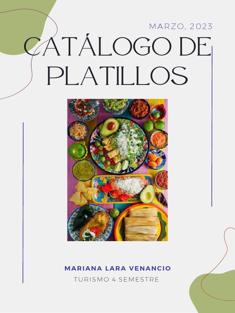 Catalogo de Platillos | PDF | Maíz | Cocina