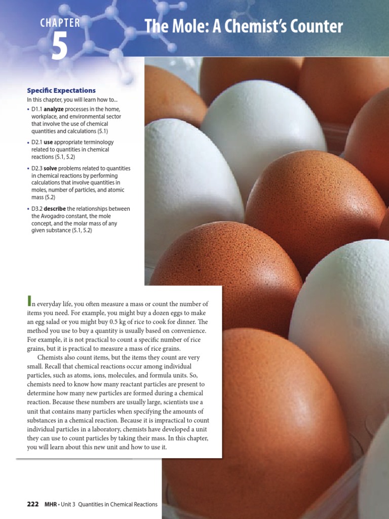 Unit 3 Textbook | PDF | Mole (Unit) | Molecules