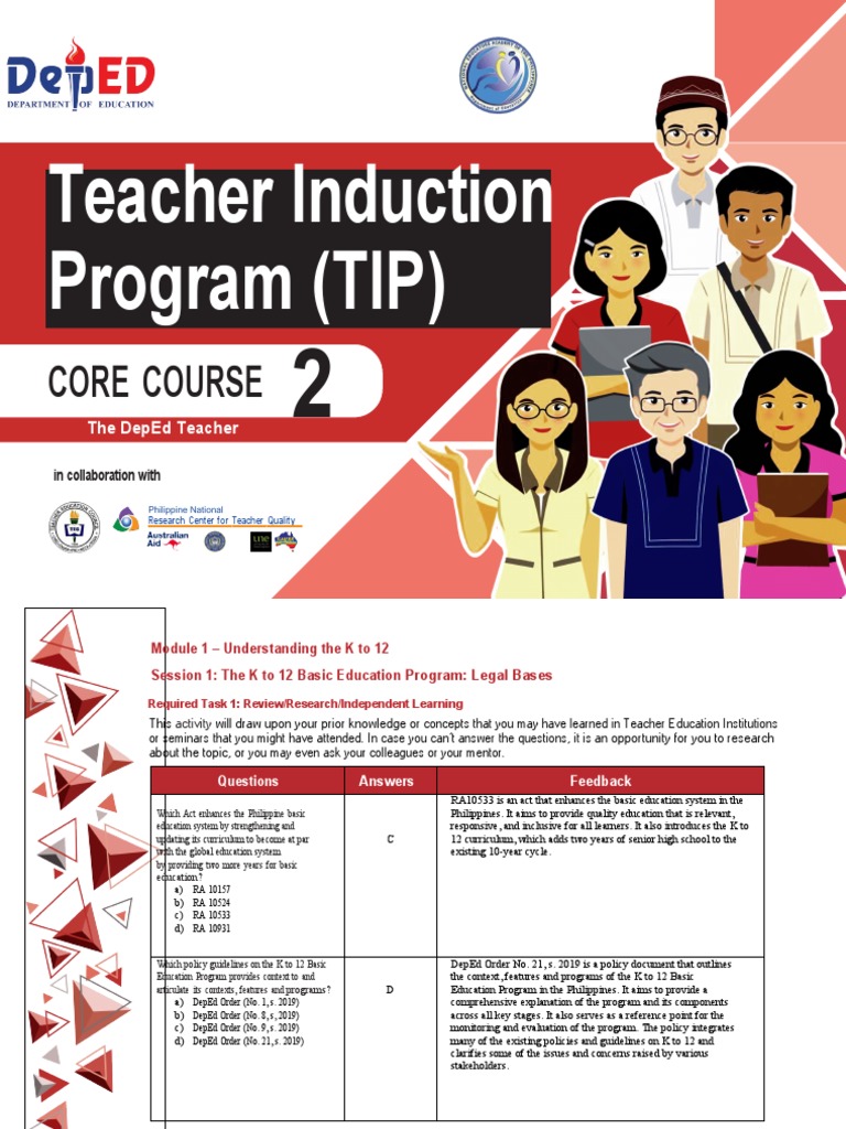 New TIP Course 2 DepEd Teacher | Download Free PDF | Curriculum | Learning