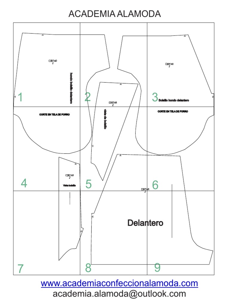 Patron para Bolsillo Diagonal | PDF