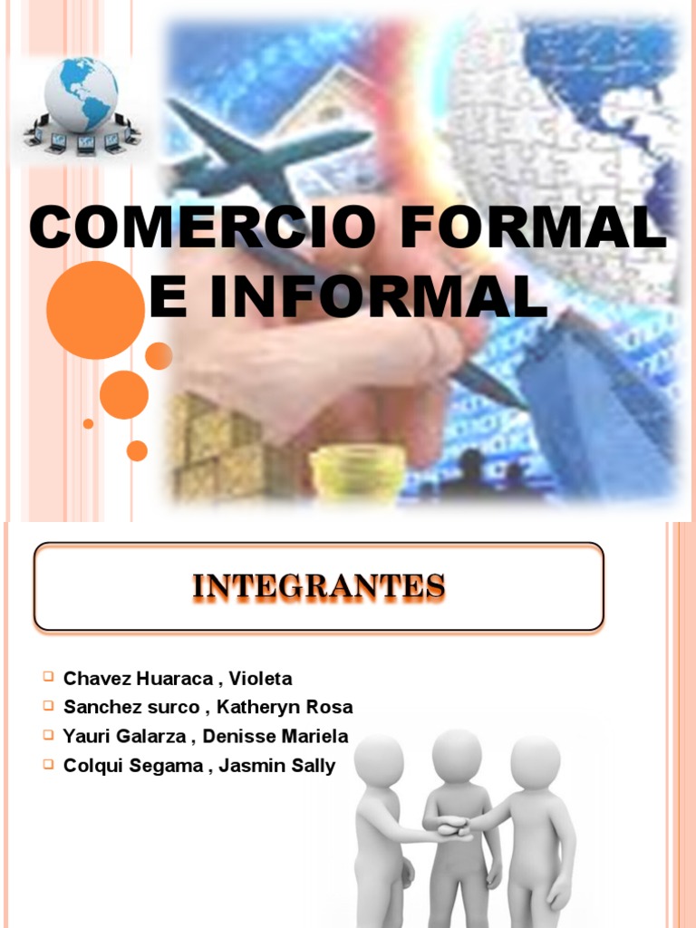 Comercio Formal e Informal | PDF | Mercado (economía) | Comercio