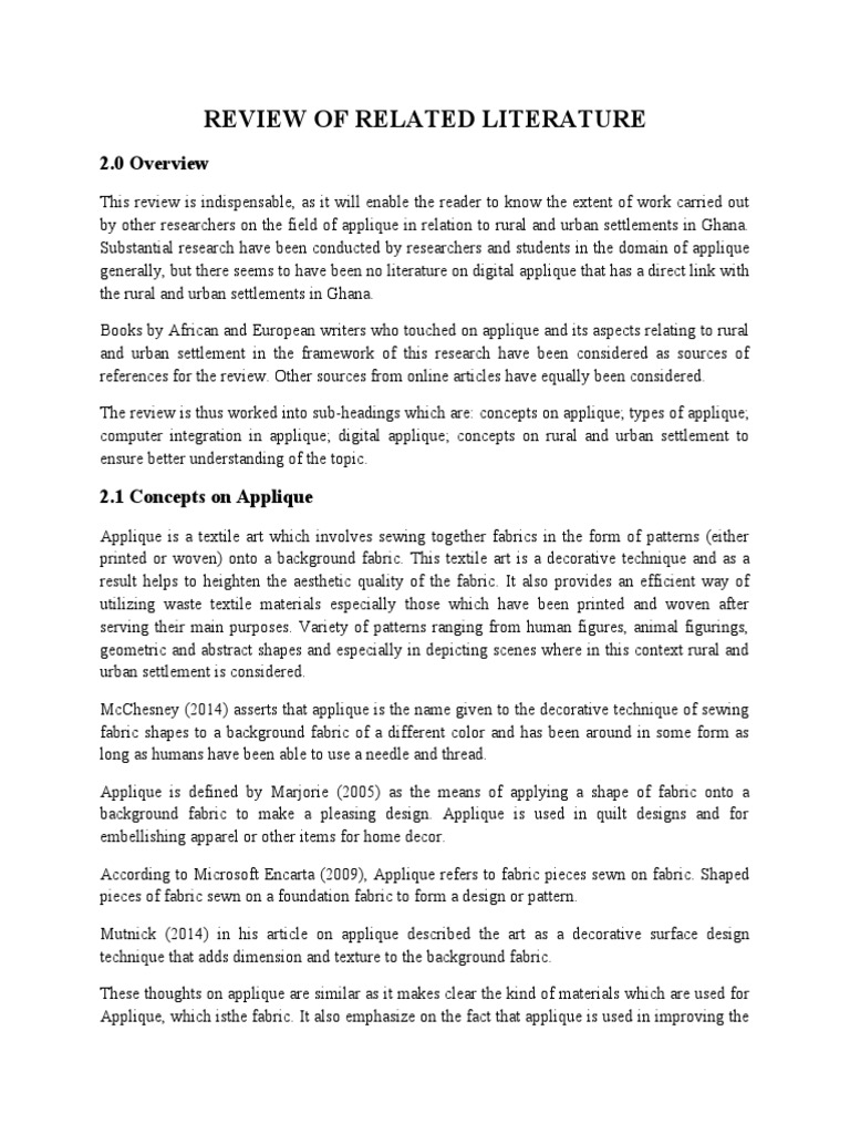 Importance of Applique in Textiles | PDF | Appliqué | Textiles