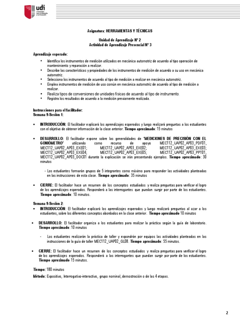 Mec112 Uap02 Ap03 | PDF | Medición | Aprendizaje