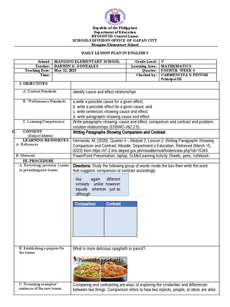 English Q4 Week4 | PDF