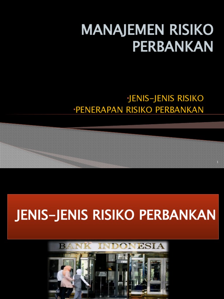 Manajemen Risiko Perbankan | PDF