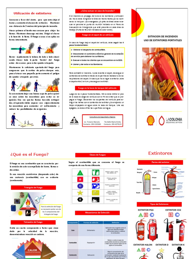 Triptico Extintores Portatiles | PDF
