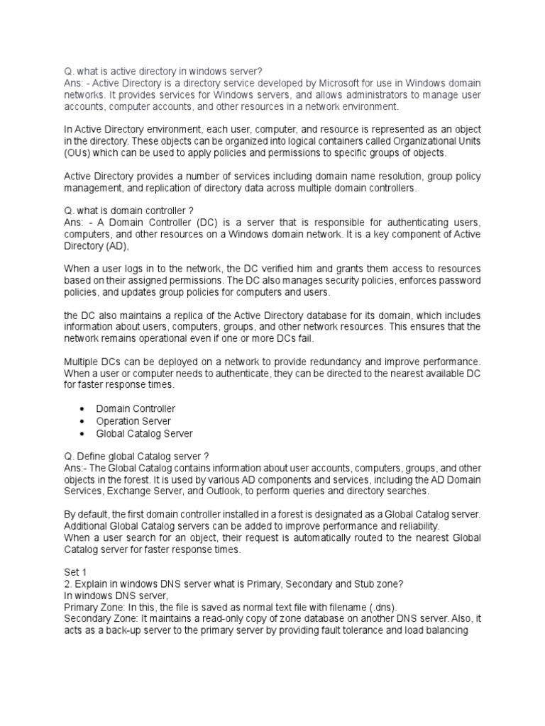 Question | PDF | Active Directory | Group Policy