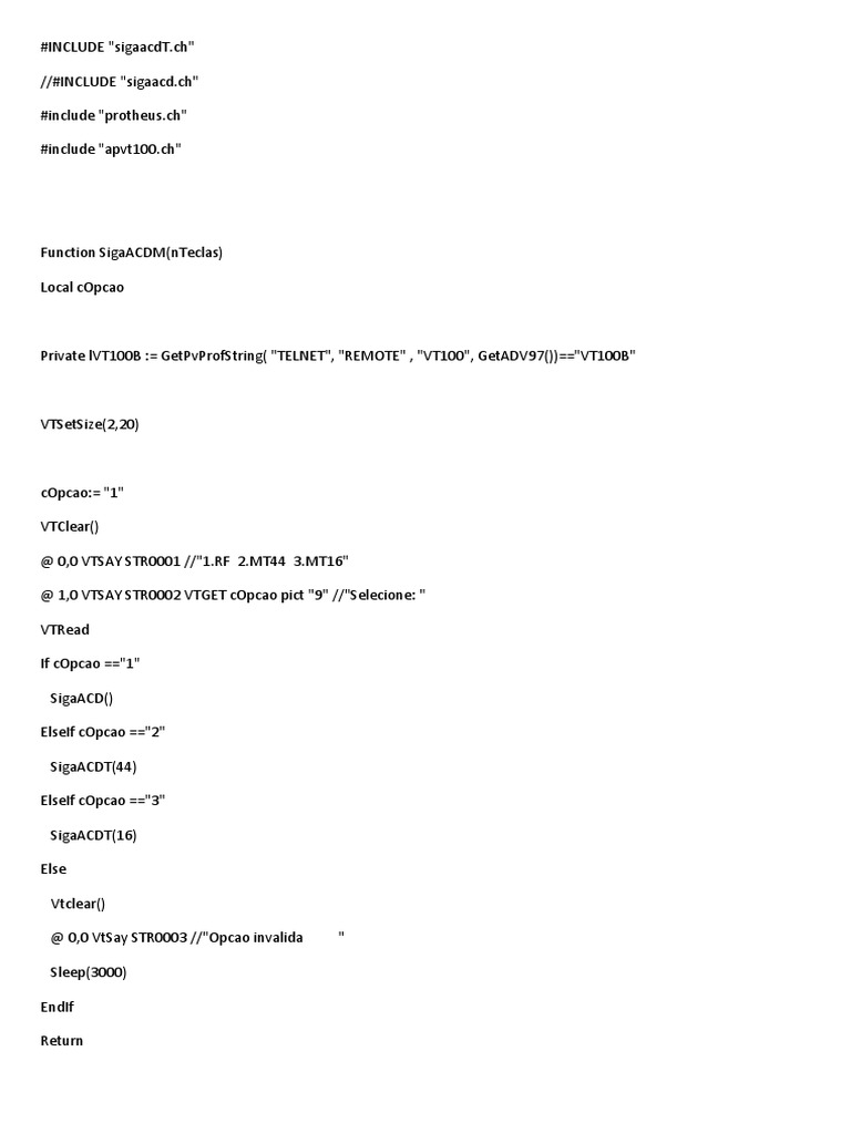 Coletor de Dados Protheus | PDF | Computer Programming