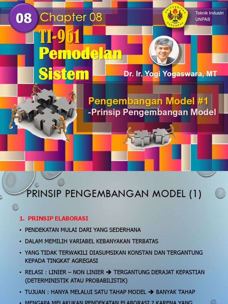 Prinsip Pengembangan Model Dan Contoh | PDF