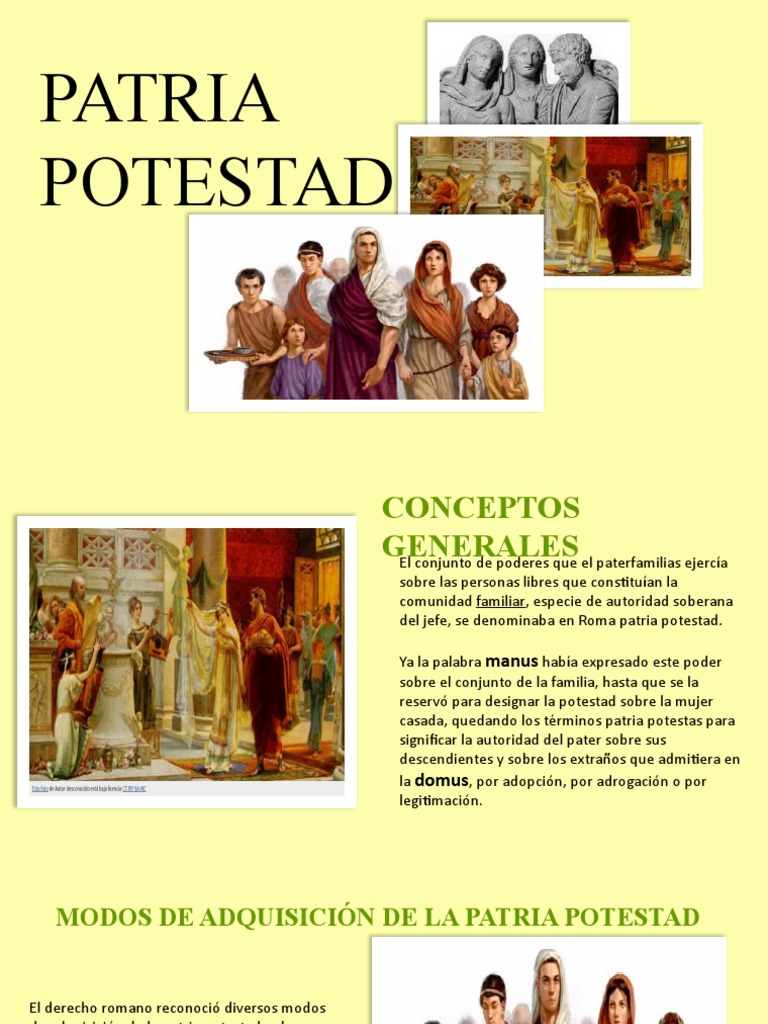 Patria Potestad | PDF | Instituciones sociales