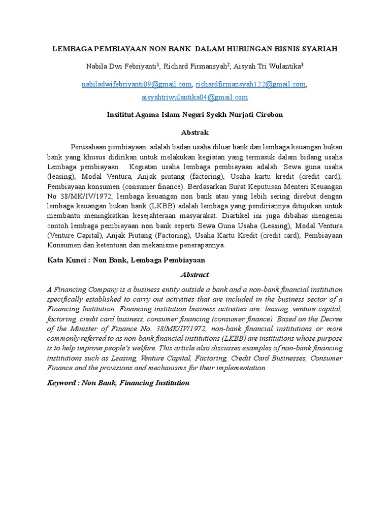 Artikel HBS Kel. 10 | PDF