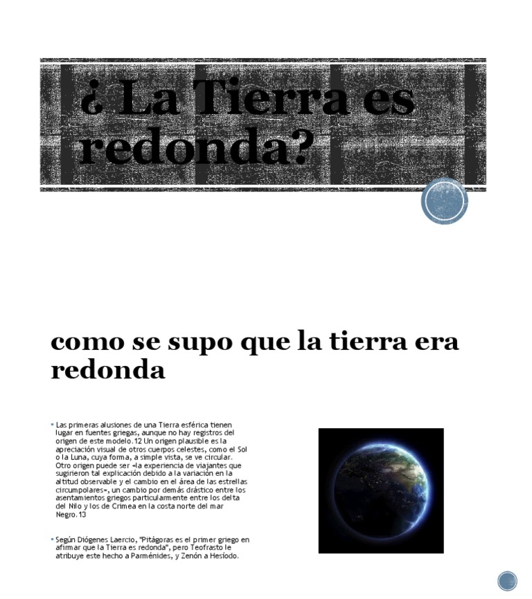 La Tierra Es Redonda | PDF