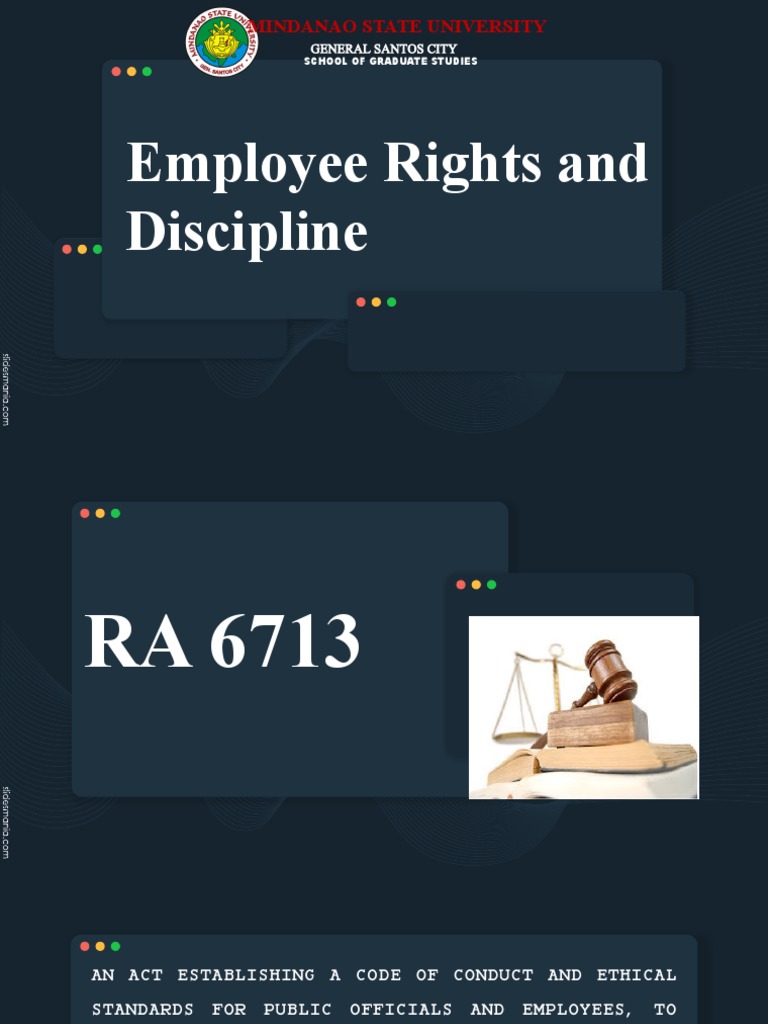EMPLOYEE RIGHTS AND DISCIPLINE | PDF | Employment | Labour Law