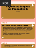 Pamamaraan NG Pagsusuri NG Datos | PDF