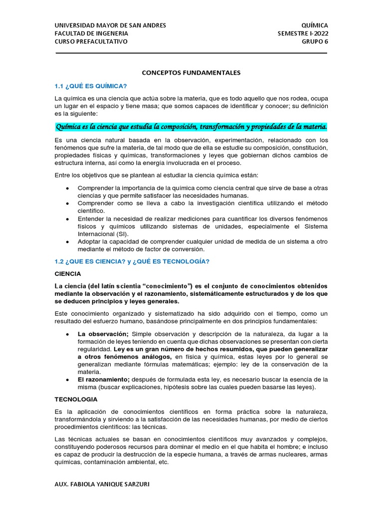 Clase 1 - Conceptos Fundamentales | PDF