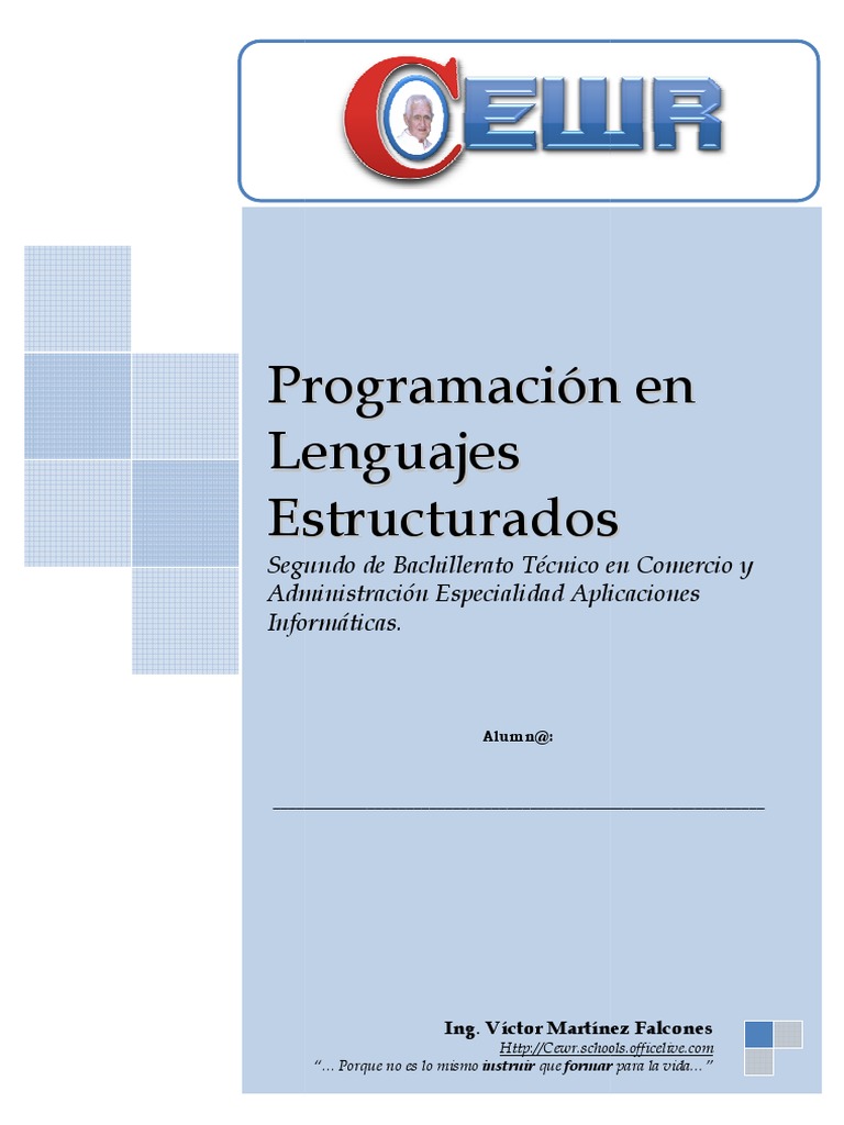 3 Programacion Estructurada | Descargar gratis PDF | Lenguaje de programación | Programa de ...