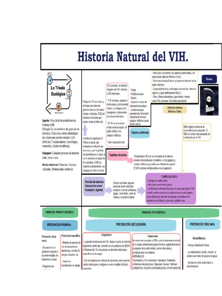 historia natural de la enfermedad vih | PDF