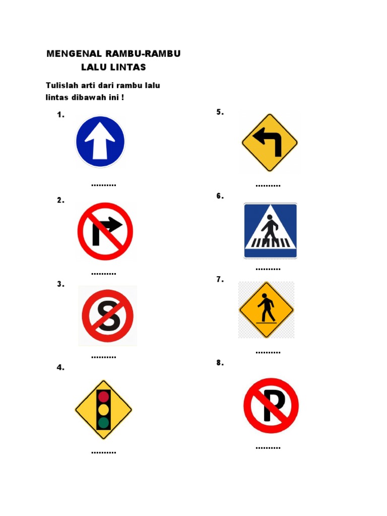 Mengenal Rambu | PDF