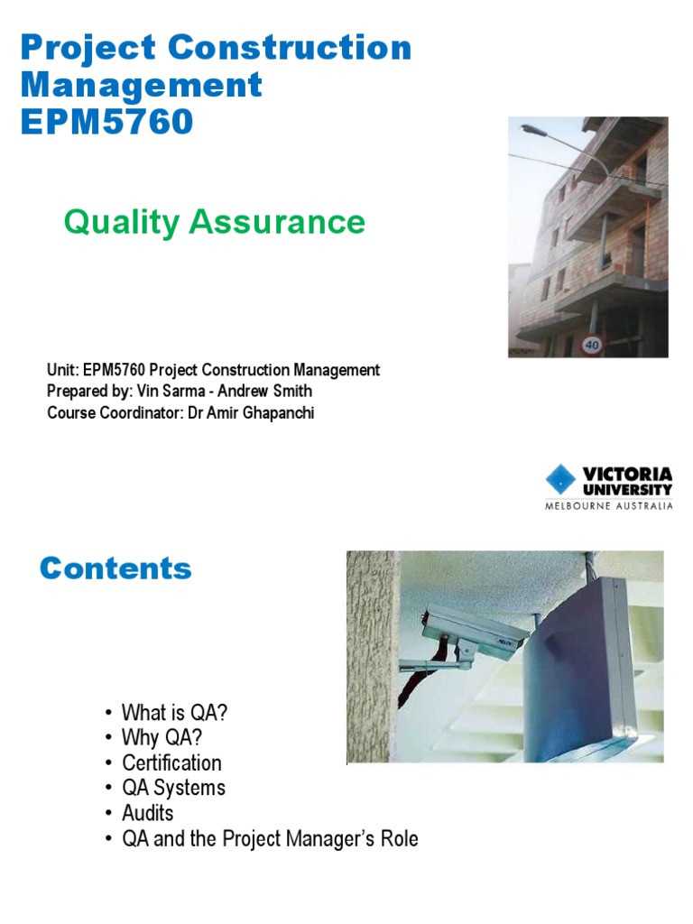 2A Quality Assurance | PDF