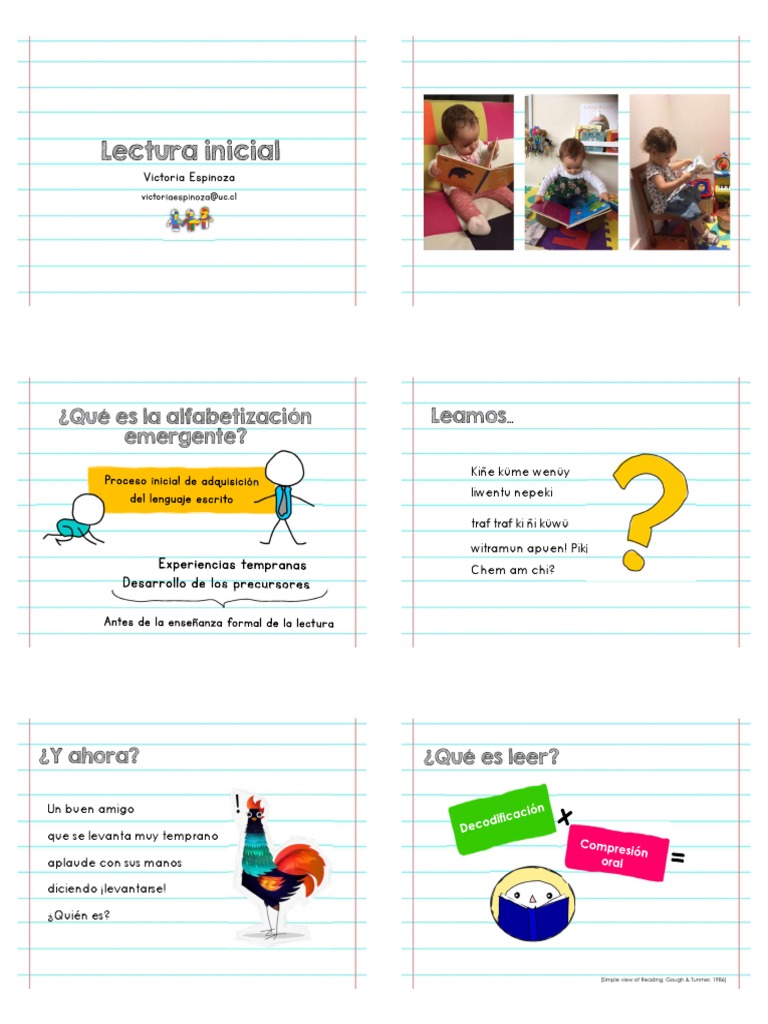 Alfabetización Emergente y Lectura Infantil | PDF | Léxico | Palabra